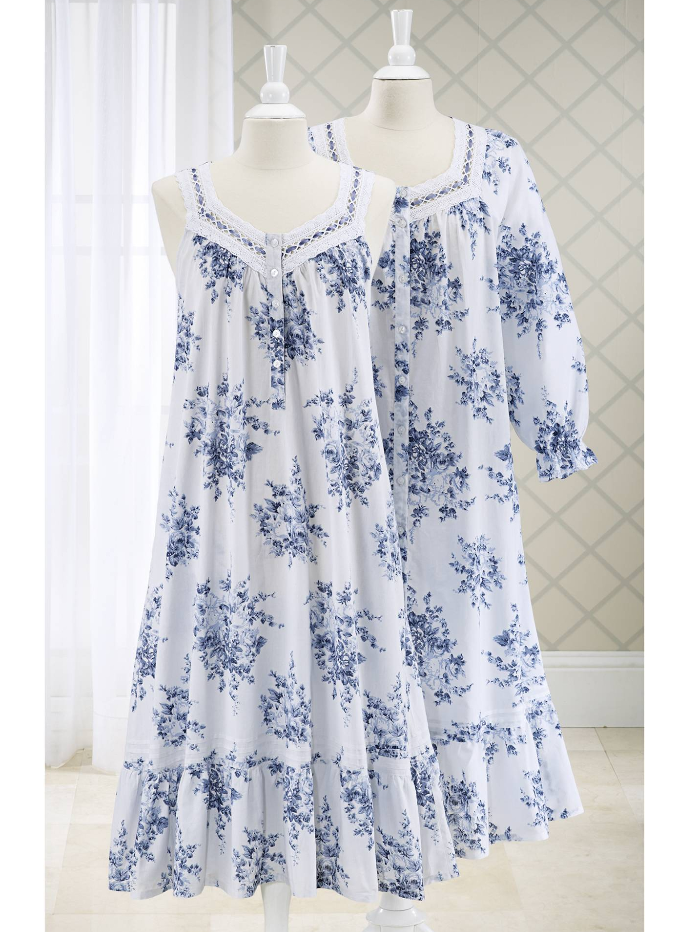 Lauren Floral Nightgown& Robes