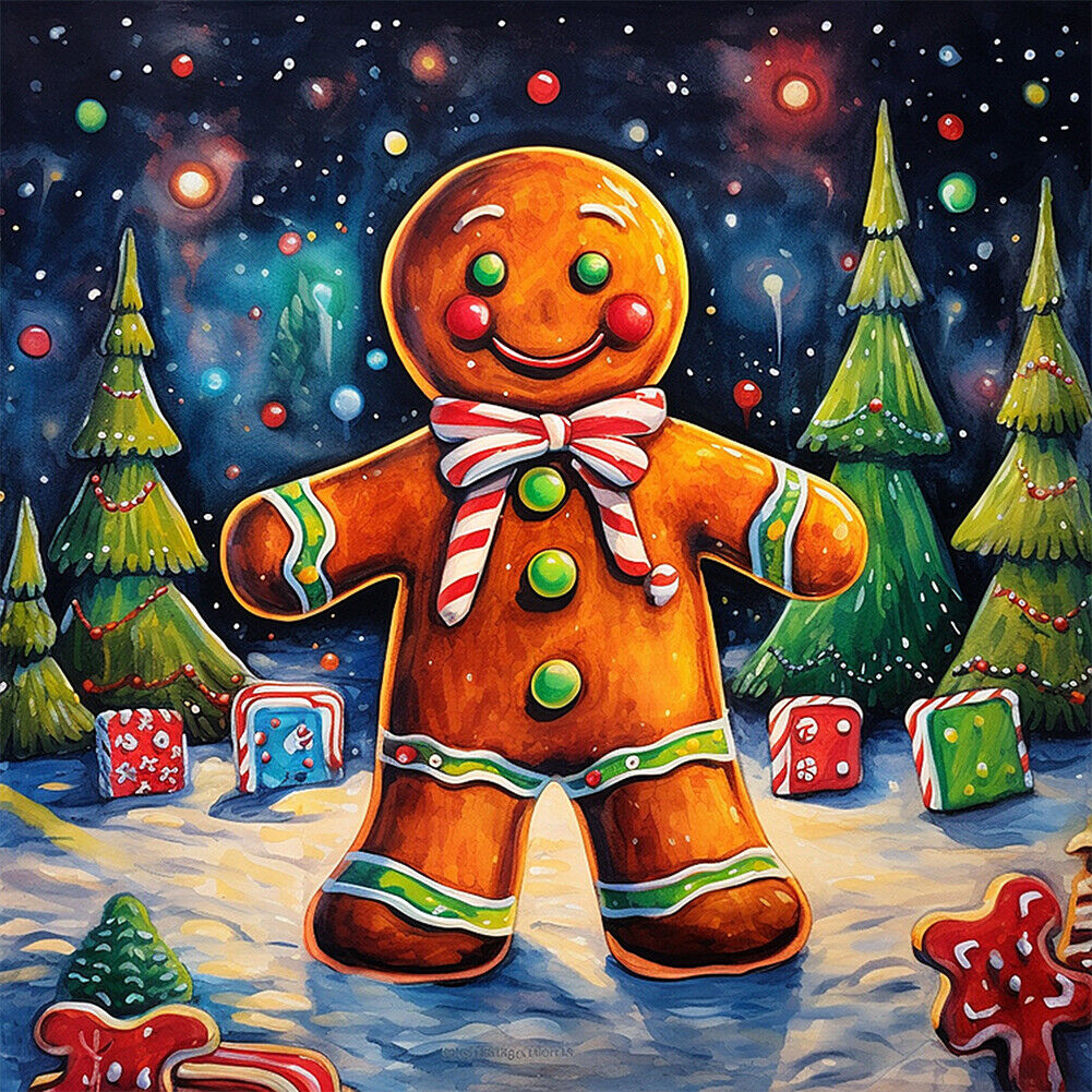 AB Diamond Painting | Gingerbread Man