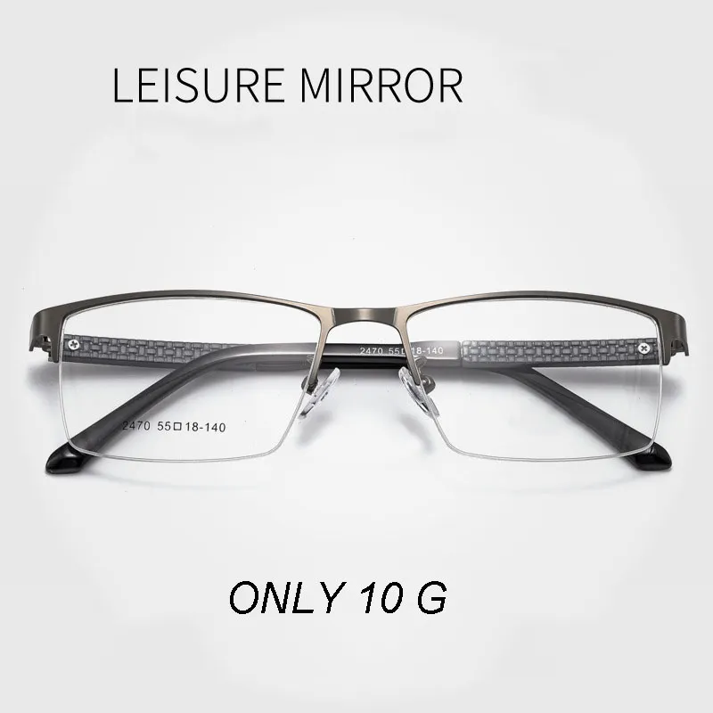 New Arrival Alloy Frame Glasses Men Business Style Browline Frame Half ...