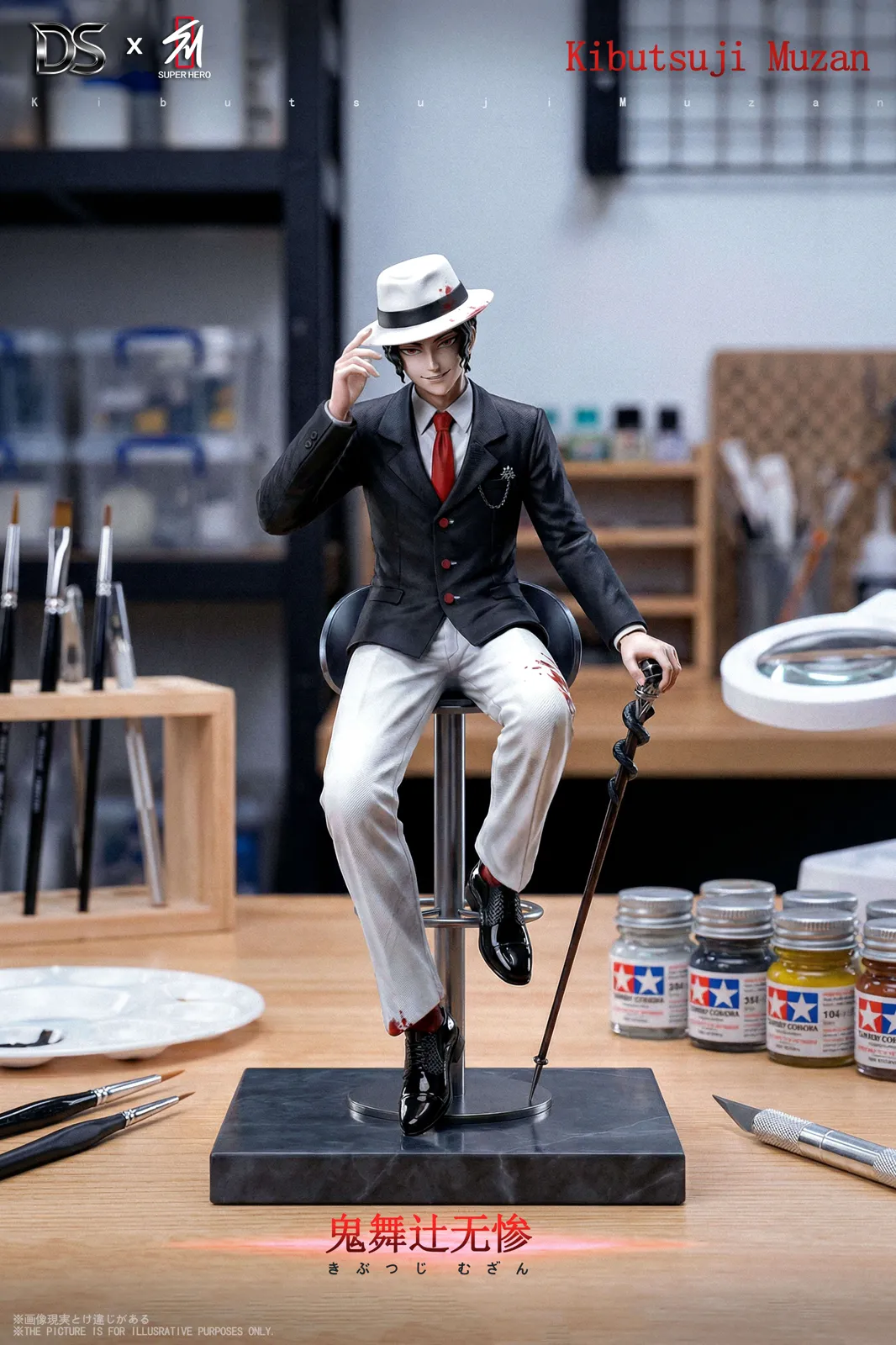 Suit Series 001 Muzan Kibutsuji - Demon Slayer: Kimetsu No Yaiba Statue ...
