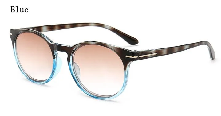 New Women Sun Reading Glasses Magnifier Gradient Tea Lens Presbyopia ...