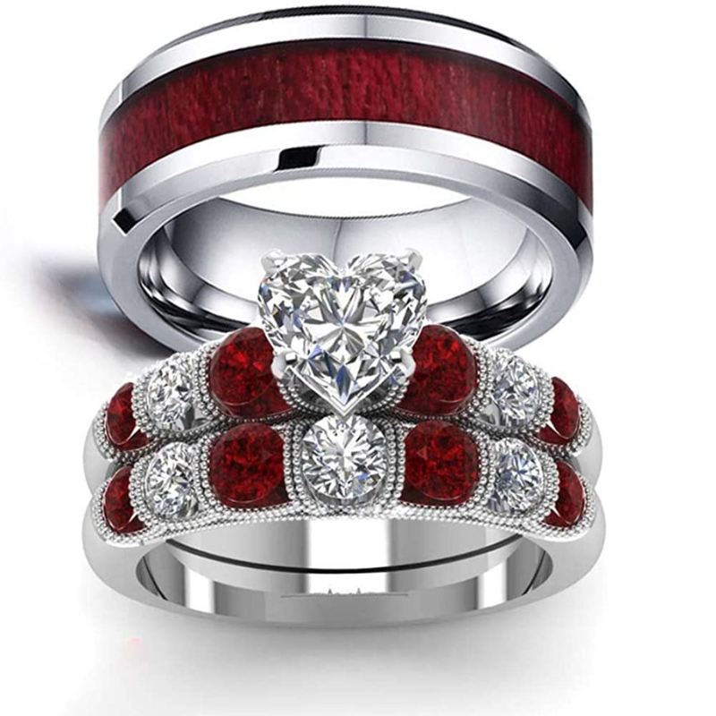 'Red Love' Rings