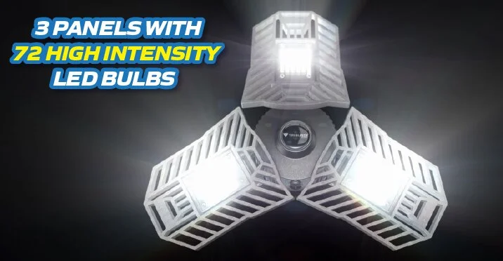 TriBurst LED High Intensity Lighting Multi-Directional Triple Panel Light