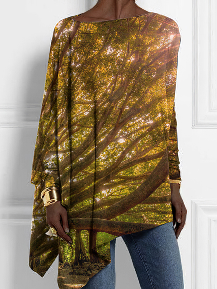 Maui Banyan Tree Sunrise Casual Tunic