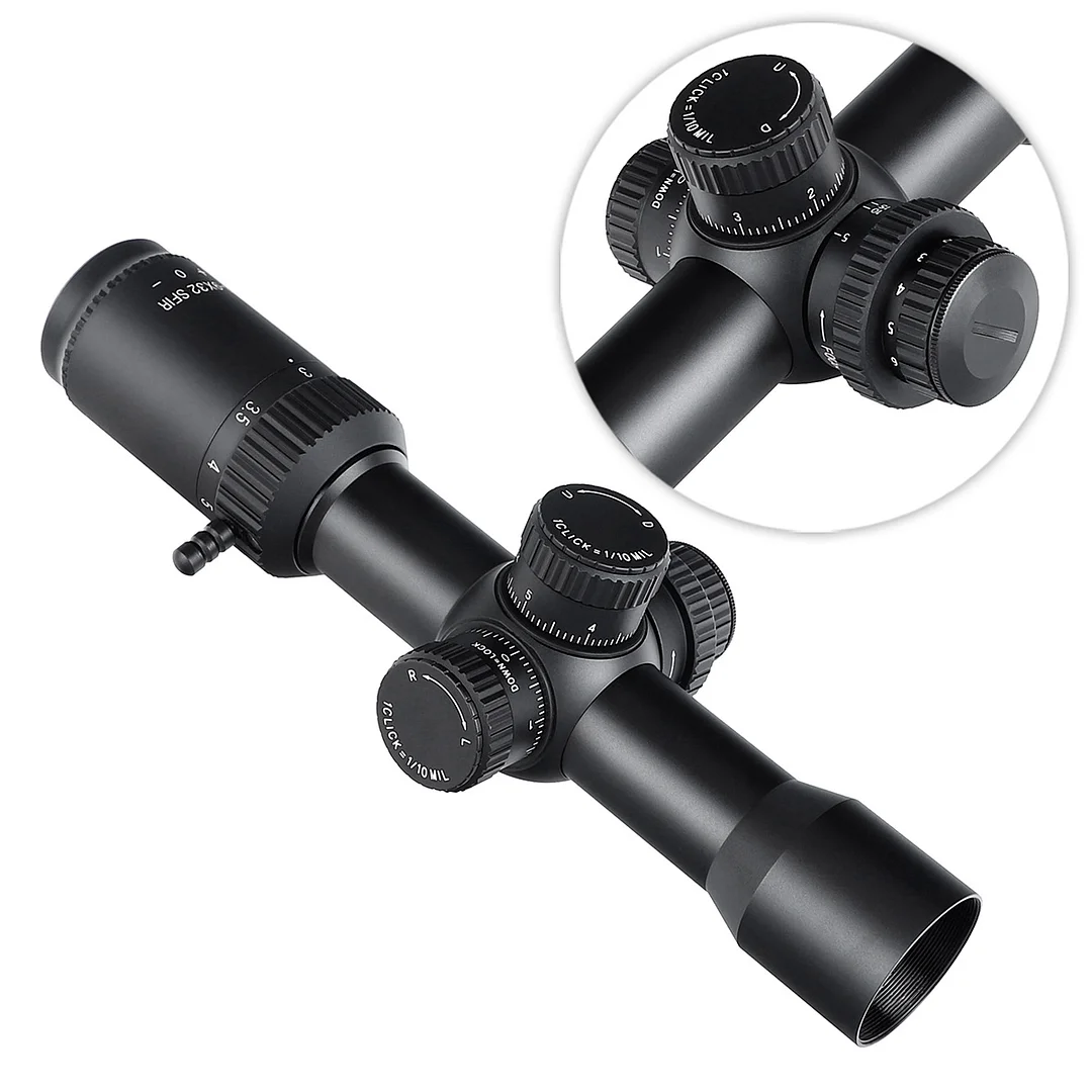ohhunt® 3-9X32 SFIR Scope,Side Parallax,Mil Dot Reticle,Red ...