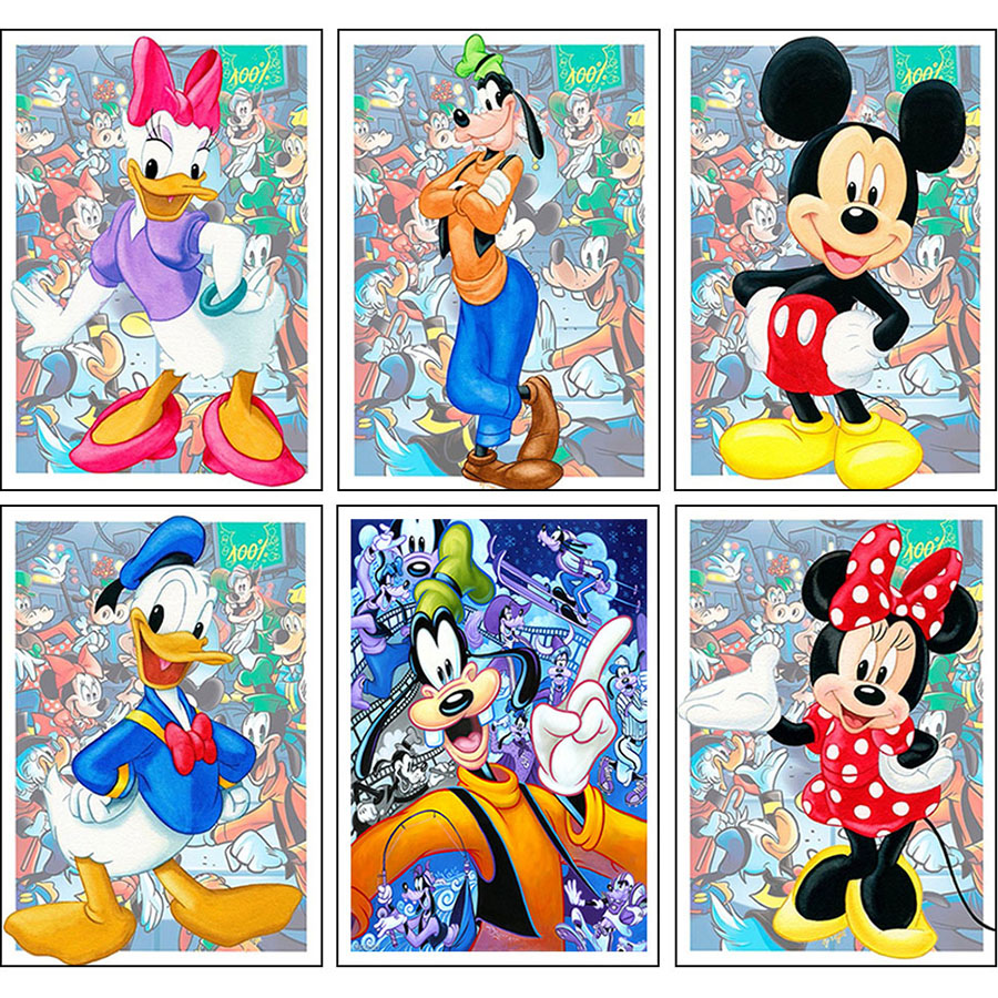 Diamond Painting - Full Round - cartoon disney (30*40CM)