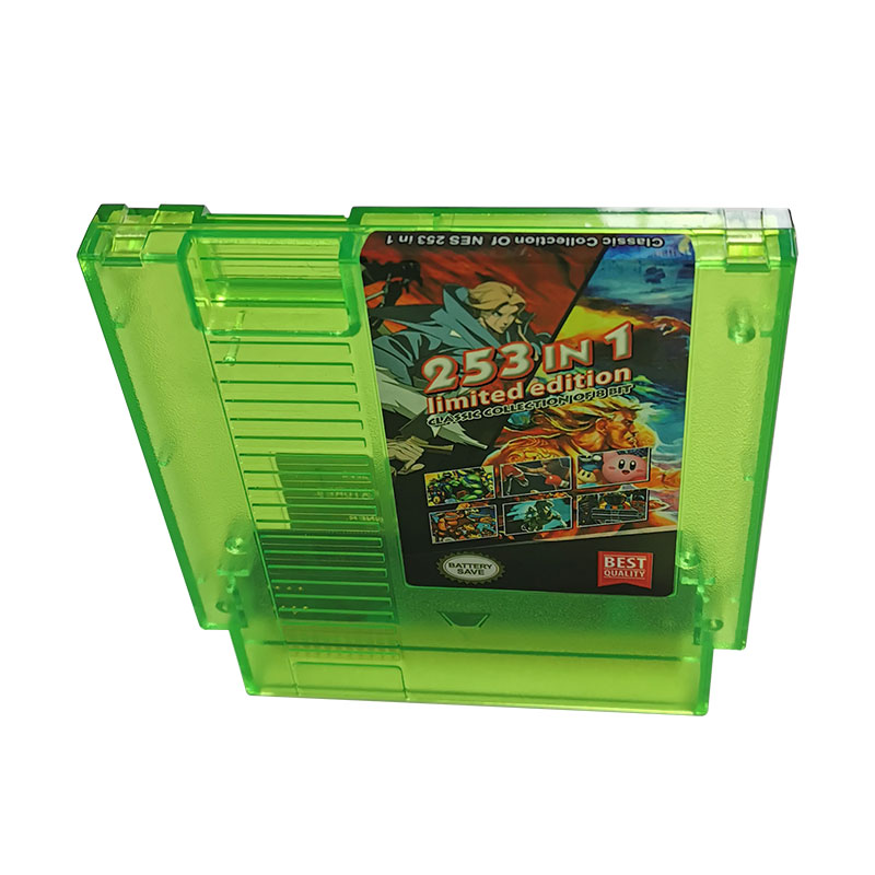 8 Bit Game Card - Super 253 in 1 Collection NES Cartridge Multicart for ...