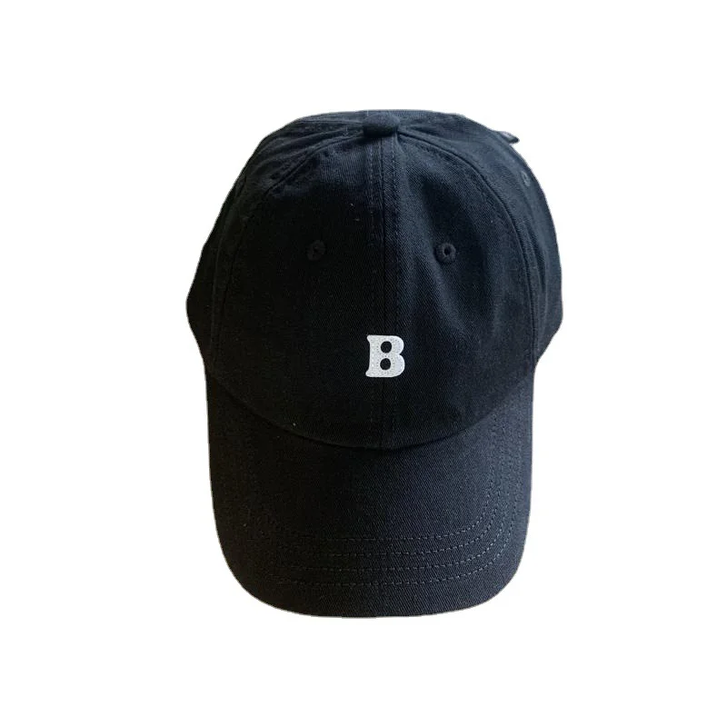LETTER EMBROIDERED BASEBALL CAP