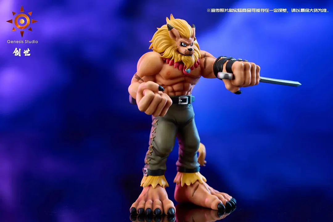 File Island Series Leomon - Digimon Statue - Genesis-Studio
