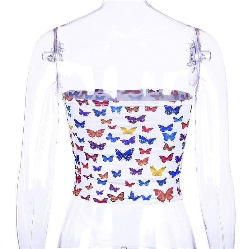 BUTTERFLY TUBE TOP