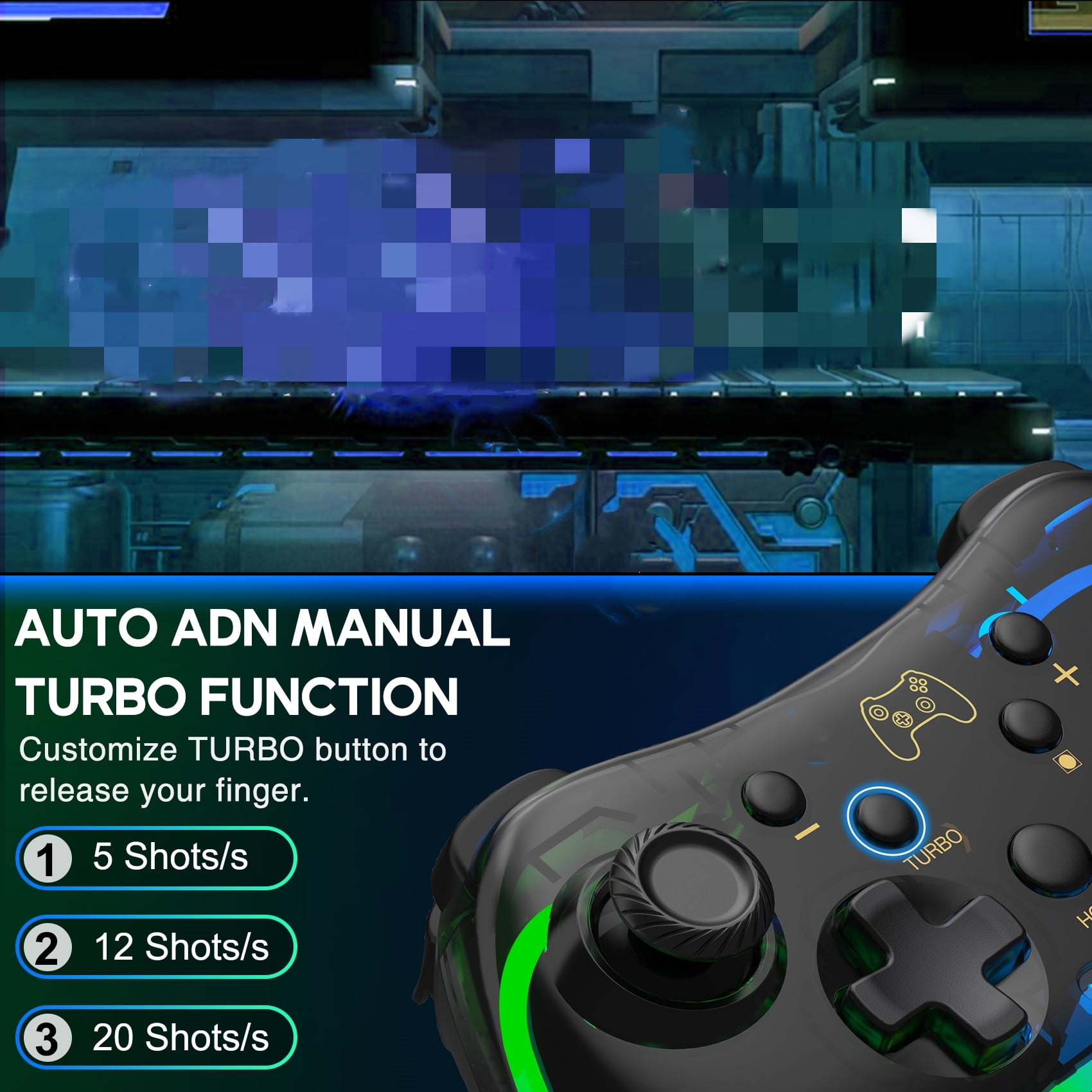 BEBONCOOL Wireless Switch Pro Controller for Nintendo Switch/Lite/OLED/PC/IOS/Android,Switch ...