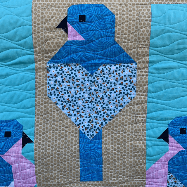 My Little Chickadee quilt template-With Instructions