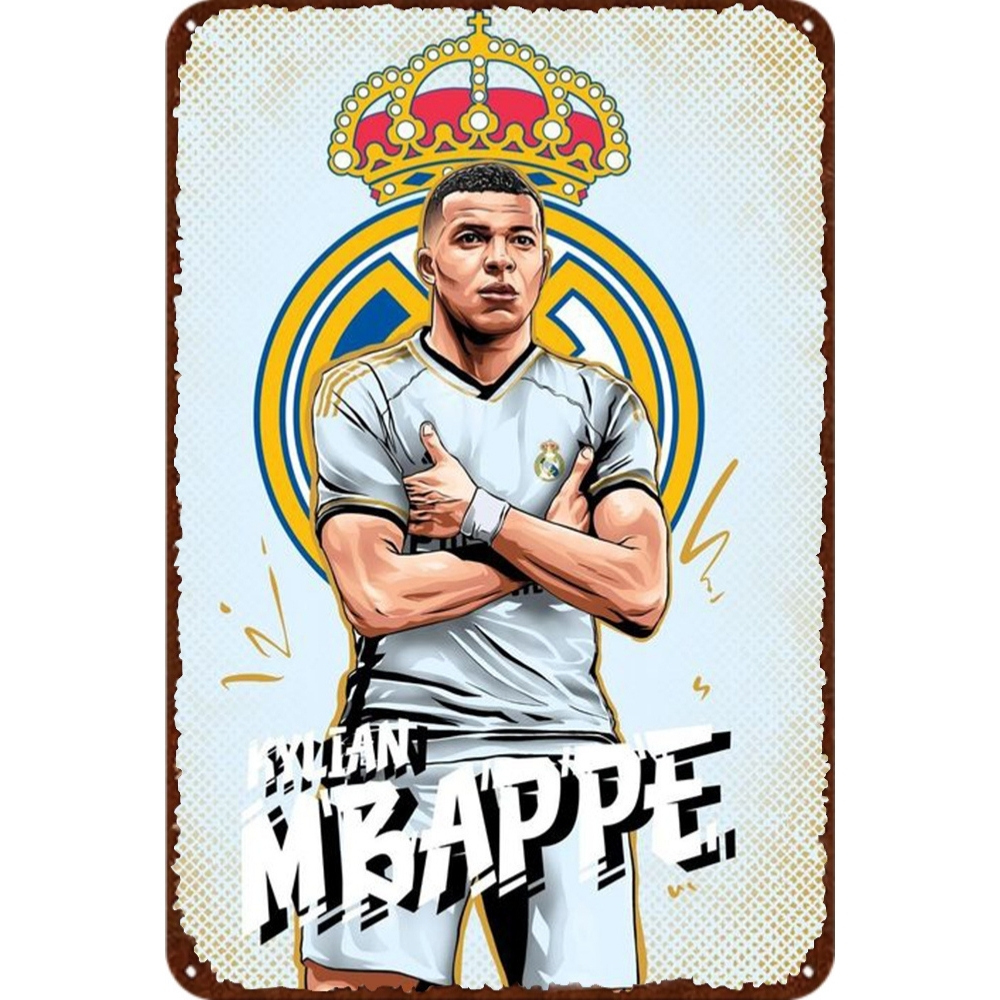 Kylian Mbappé - Metal Tin Signs(8*12Inch/12*16Inch)