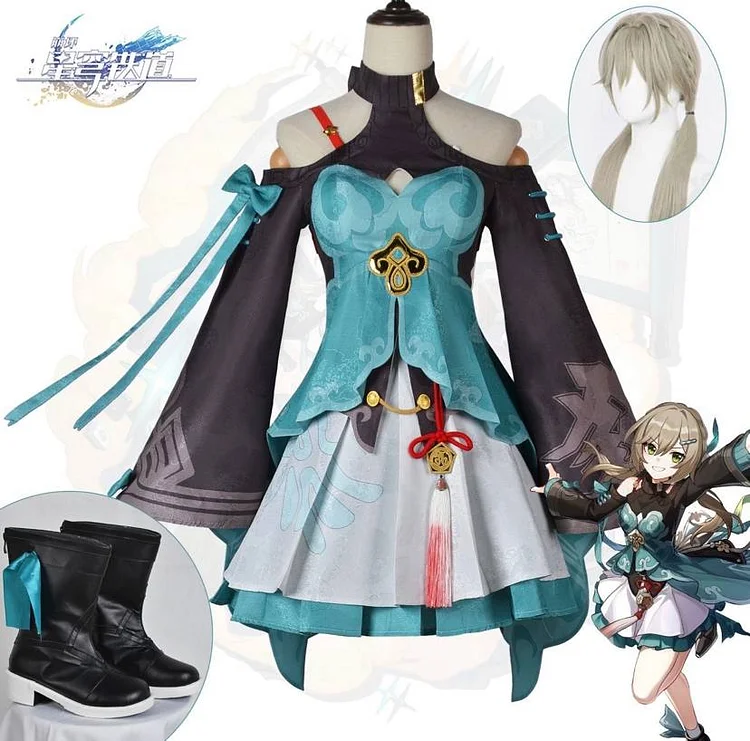 Honkai Star Rail Qingque Cosplay Costume