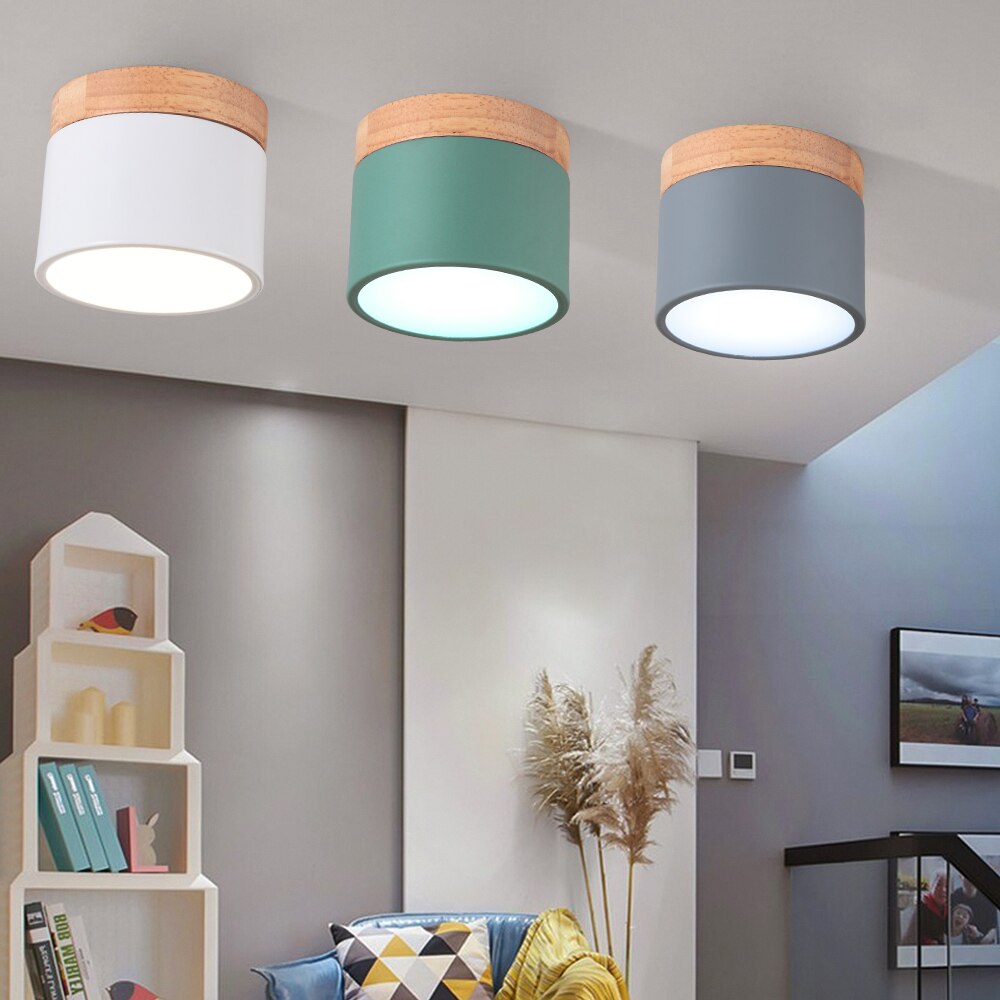 Ceiling Lamp Nordic Round diameter 9cm corridor Aisle small Cylindrical ...