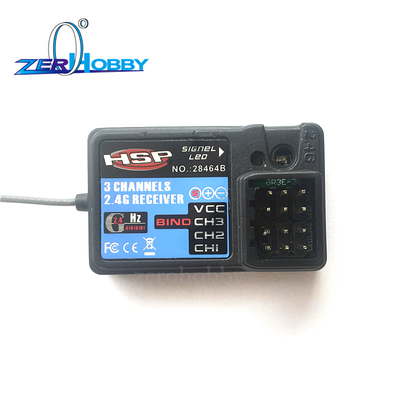 HSP 2.4GHz 3 Channel Receiver 28464B for HSP Remote Controller
