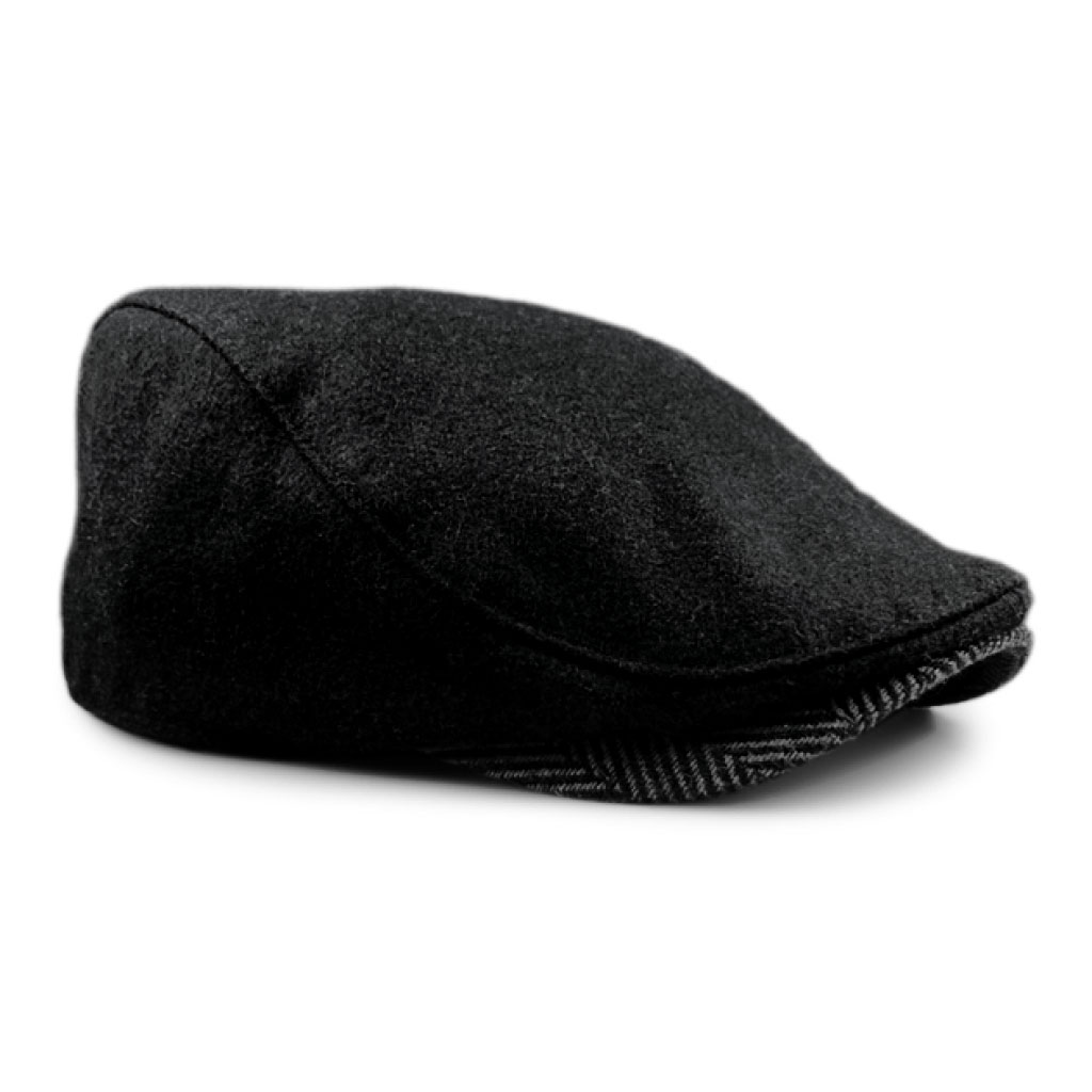 The Sidestreet Boston Scally Cap - Black