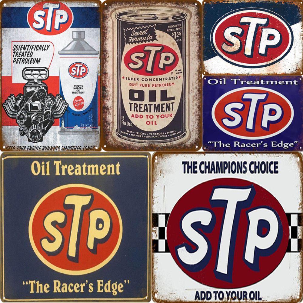 STP Motor Oil Metal Signs 12*16Inch