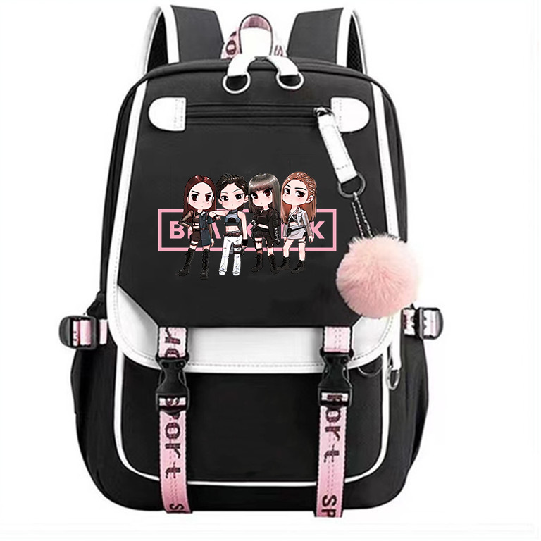 Blackpink Backpack Kids Blackpink Merch School Bag Ideal Present Youth ...