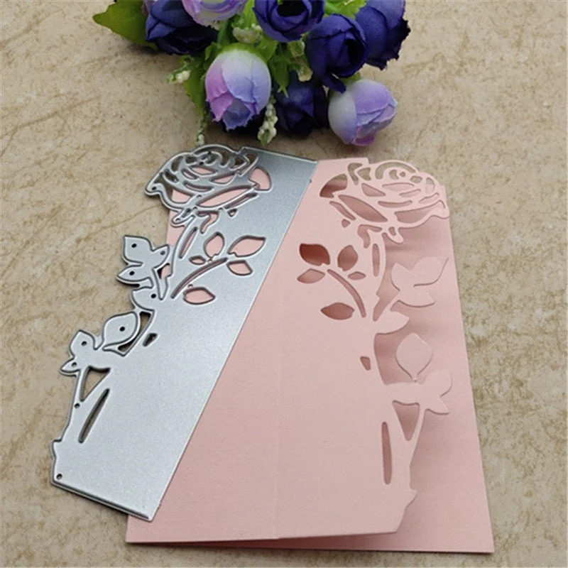 Rose Flower Metal Cutting Dies Stencils For DIY Scrapbooking Stamping ...