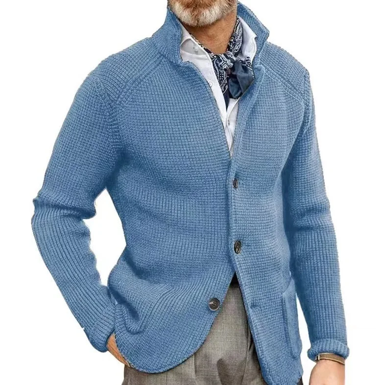 Men's Retro Thickened Cardigan Warm Casual Jacket