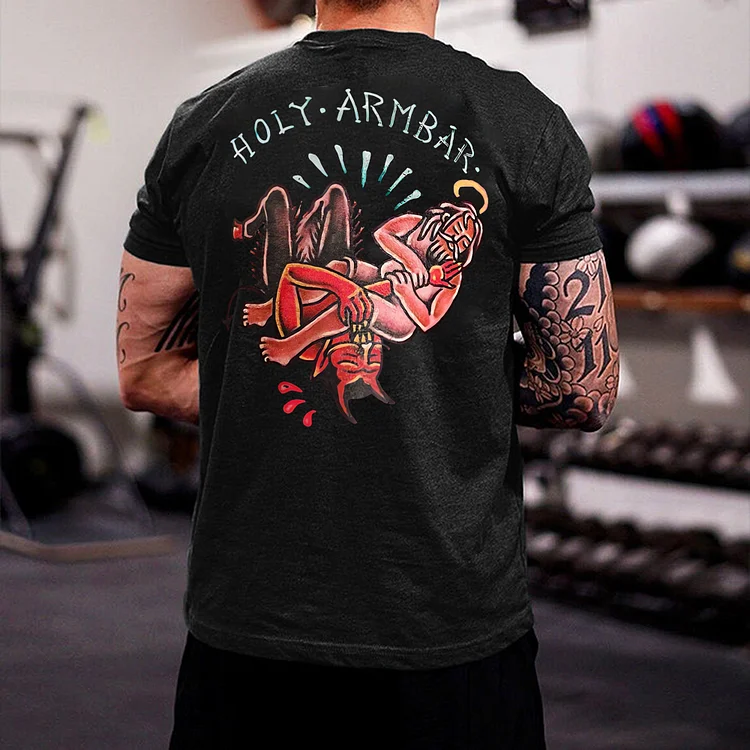 God Devil Print Men's T-Shirt God Devil Print Men's T-Shirt