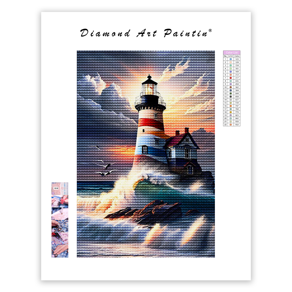Full Round - Lighthouse Diamond Painting