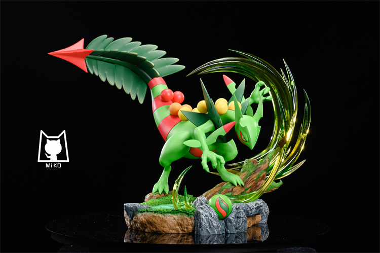 Evolution of Mega Sceptile & Treecko Pokeball - Pokemon Resin Statue ...