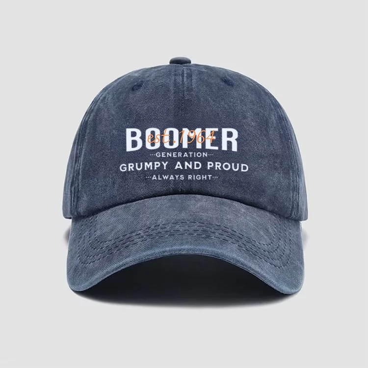 Custom Boomer Generation Unisex Hat EST Cap