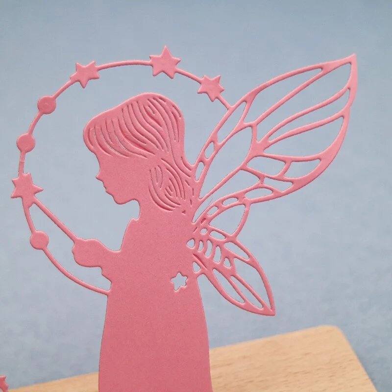 Nigikala New Cutting Dies Girl Wing Angel Scrapbook DIY Decorative ...