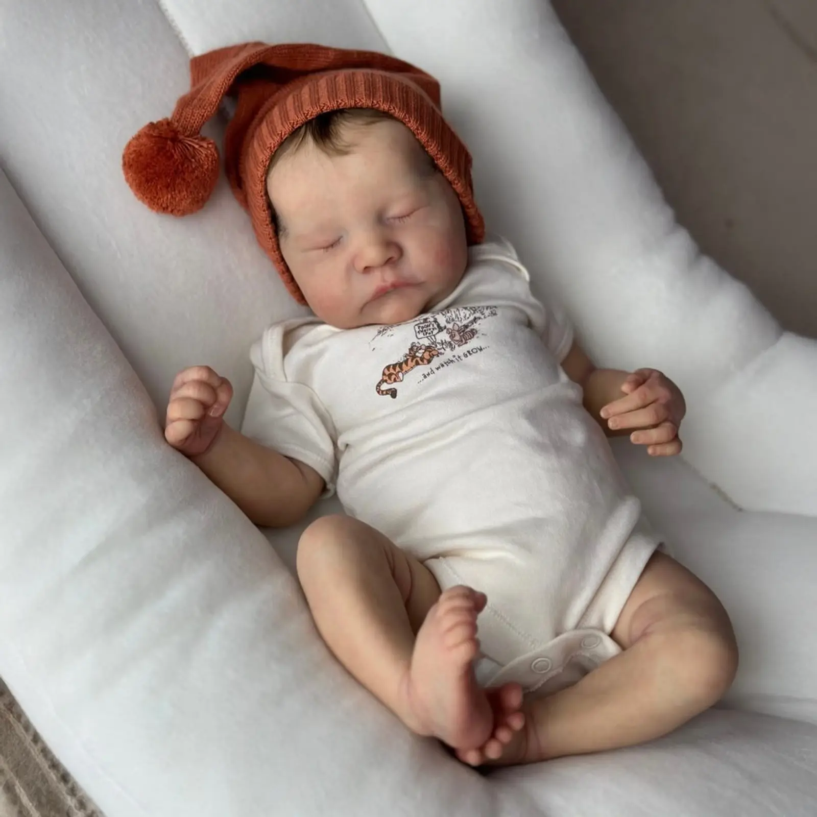 20" Sleeping Reborn Girl Cute Truly Handmade Reborn Doll Zieila