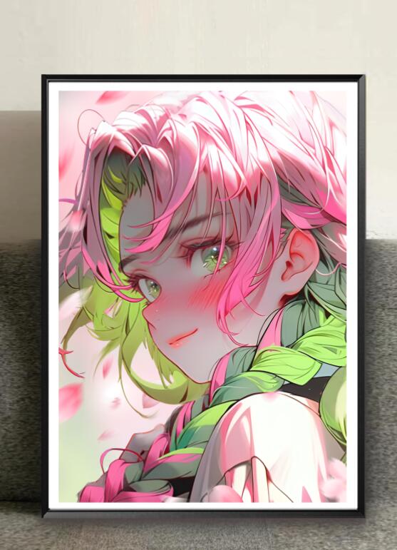 Mitsuri Kanroji Decorative Painting - Demon Slayer: Kimetsu no Yaiba ...