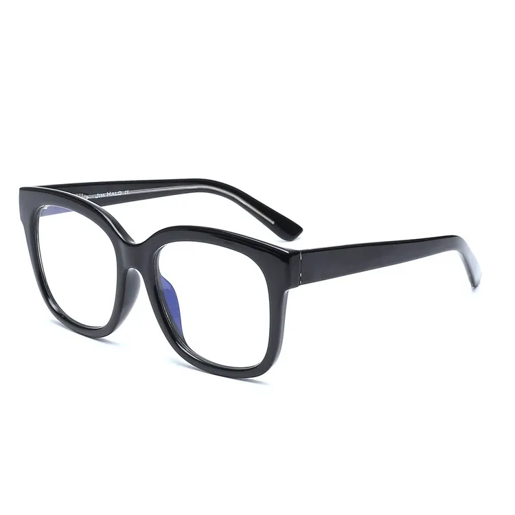 JM Acetate Frame Oversized Square Anti Blue Light Glasses Women Men ...