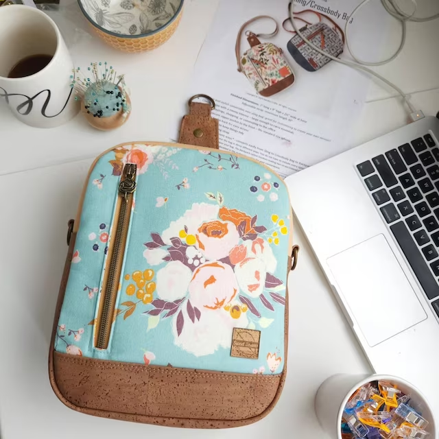 Pebble Sling Bag Sewing Template - Instructions Included