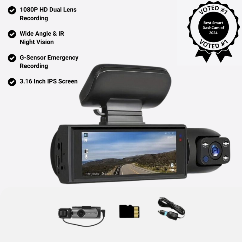 Raviron Front & Rear Dash Cam