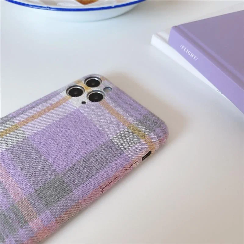 Purple Plaid Phone Case