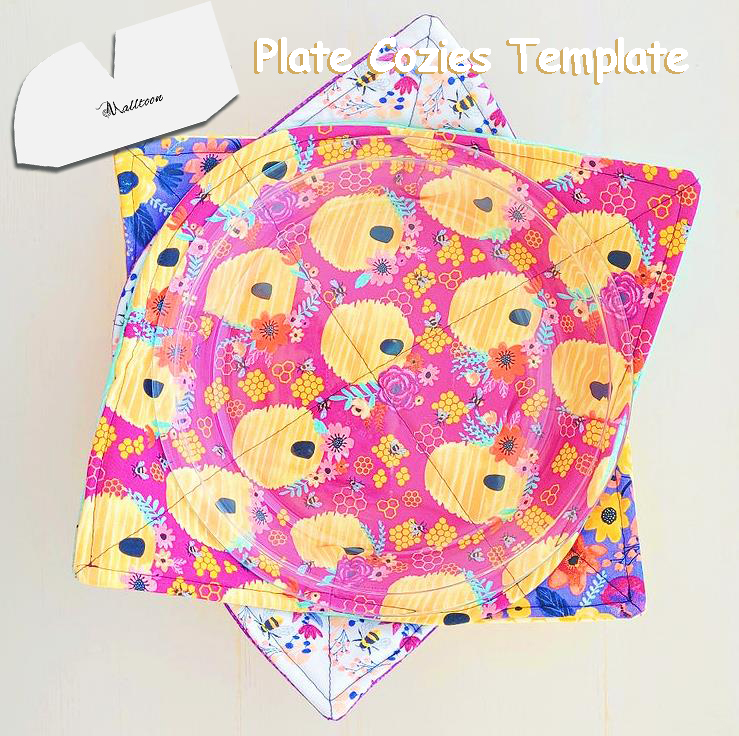 Hands Saver Acrylic Plate Cozies Template