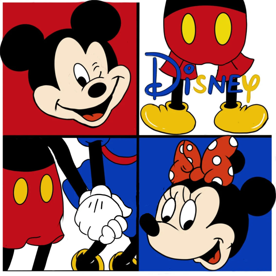 Diamond Painting - Full Round - disney cartoon characters (30*30CM)