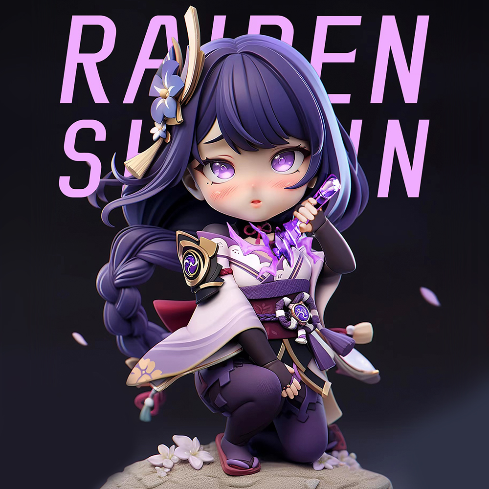 Genshin Toys Raiden Shogun Figurine