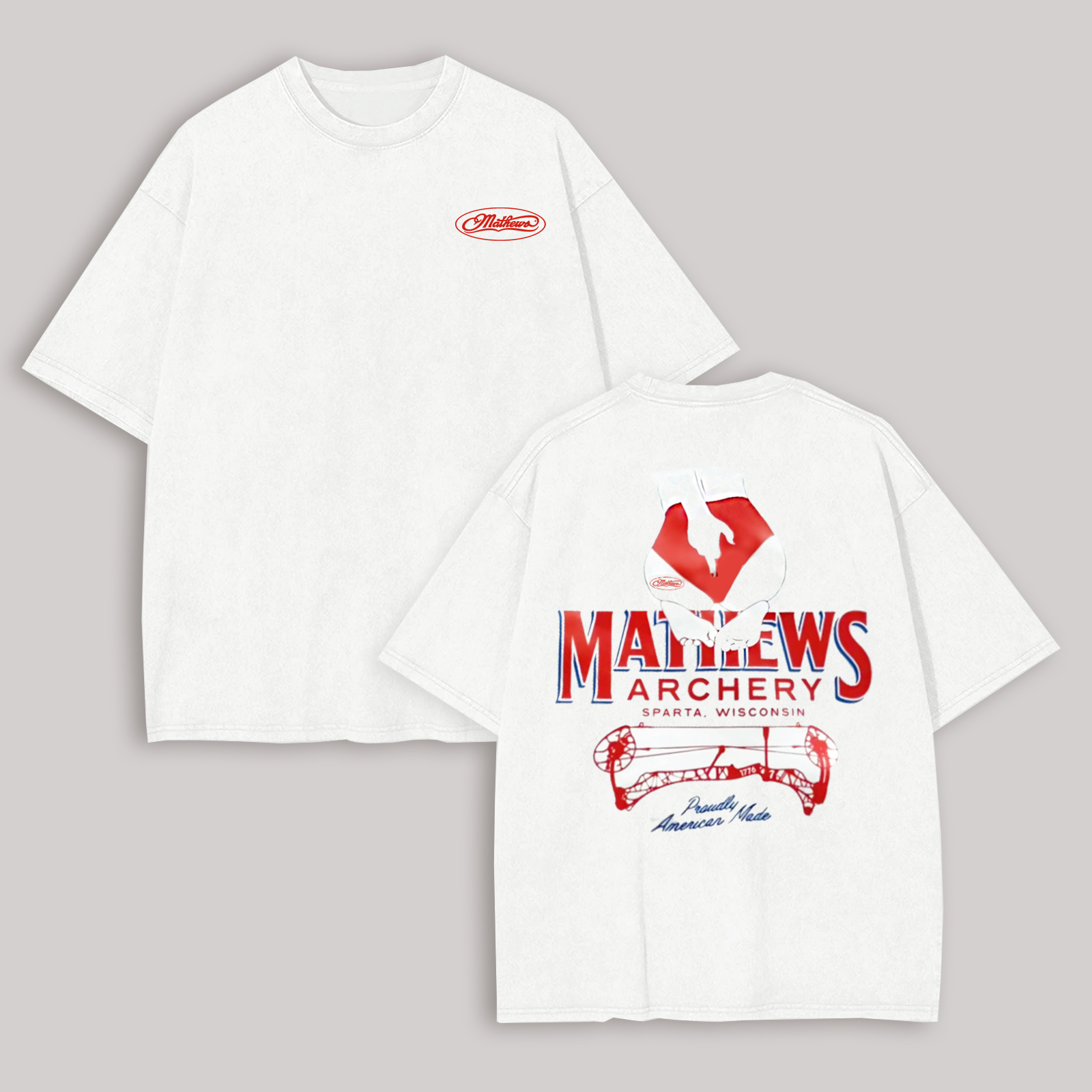 Mathews Archery Printed Oversized Unisex T-shirt