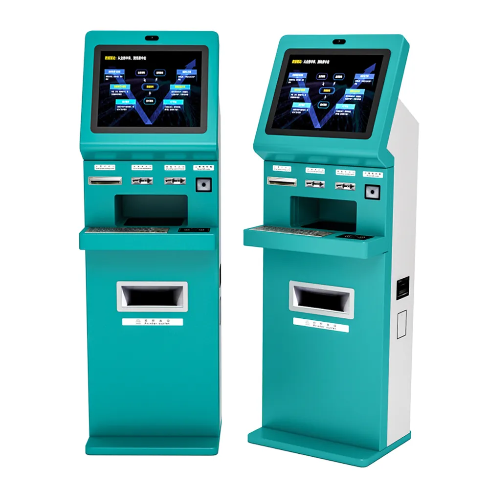 RFID Customization Bank ATM Machine Manufacturing Floor Standing Type ...