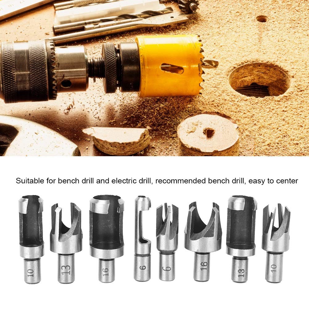 🔥Factory Clearance Sale With 50% Off🔥8PCS Wood Plug Drill High Carbon Steel