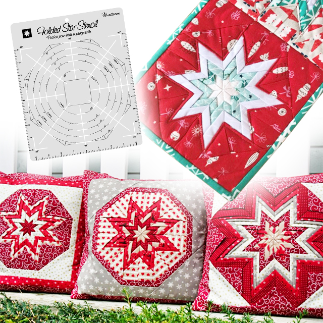 Folded Star Guide Stencil