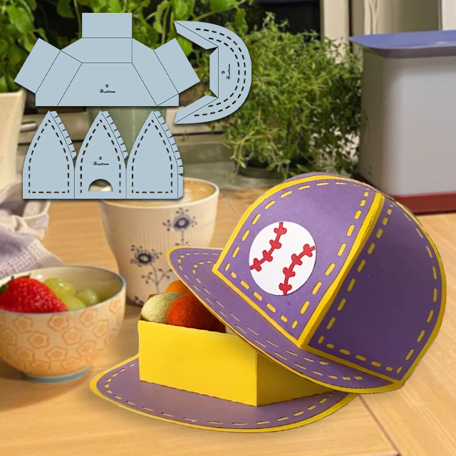 DIY Baseball Cap Gift Box