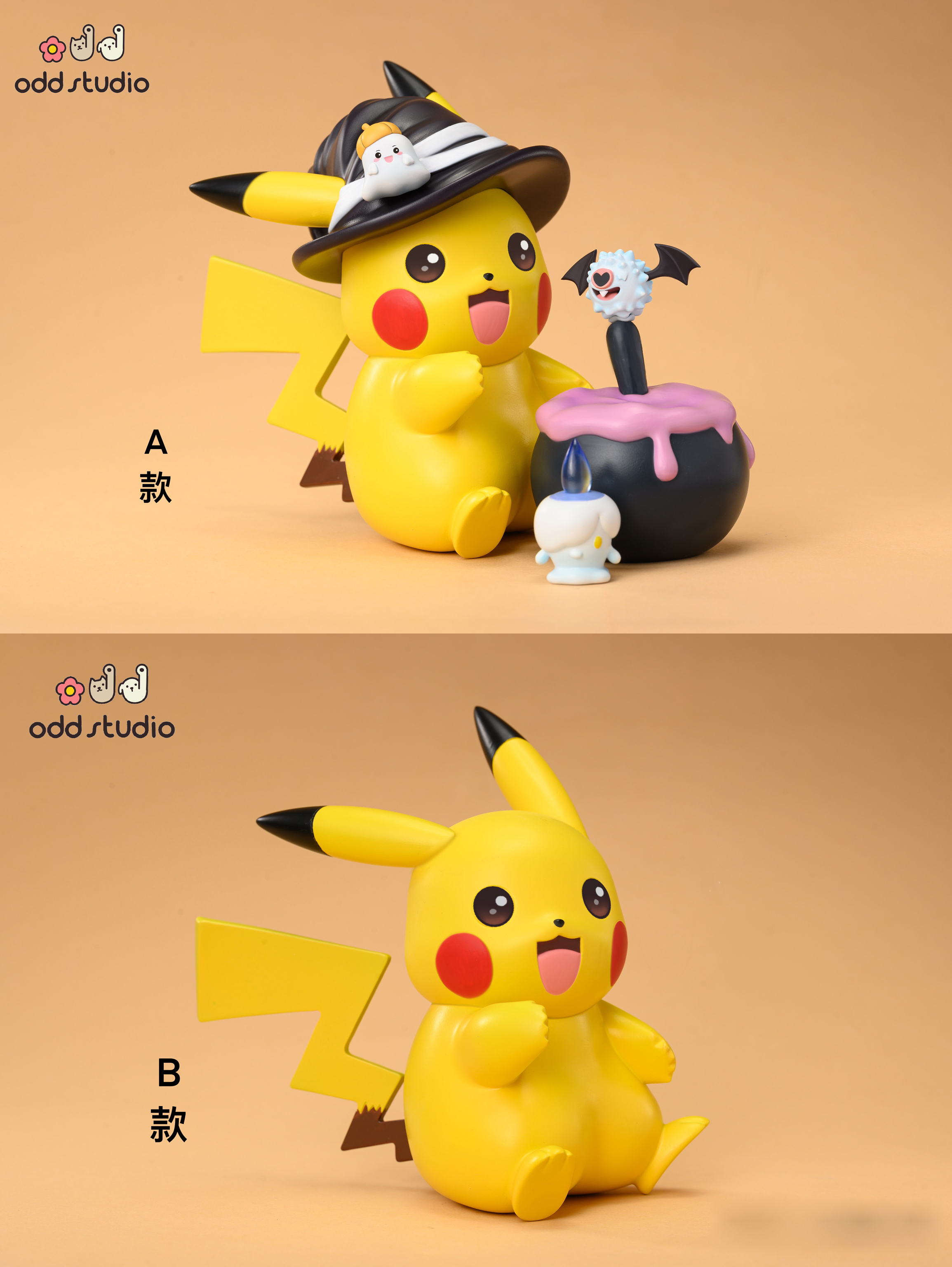 Halloween Series 002 Witch Cosplay Pikachu - Pokemon Resin Statue - odd ...