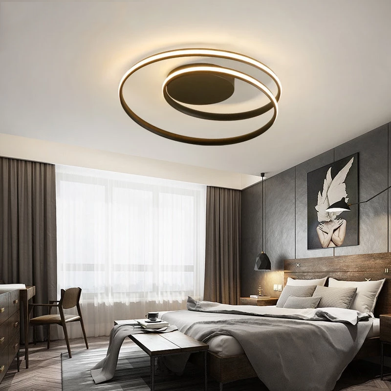Round Led Ceiling Lights Luminaire Plafonnier For Living Room Kitchen ...