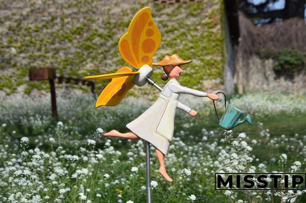 Whirligig Windmill - Flower Gardener