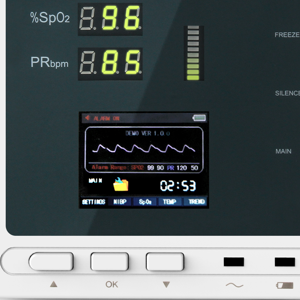 Patient Monitor 2.8inch NIBP SPO2 Pulse Rate ICU Portable Monitor TFT LCD Display