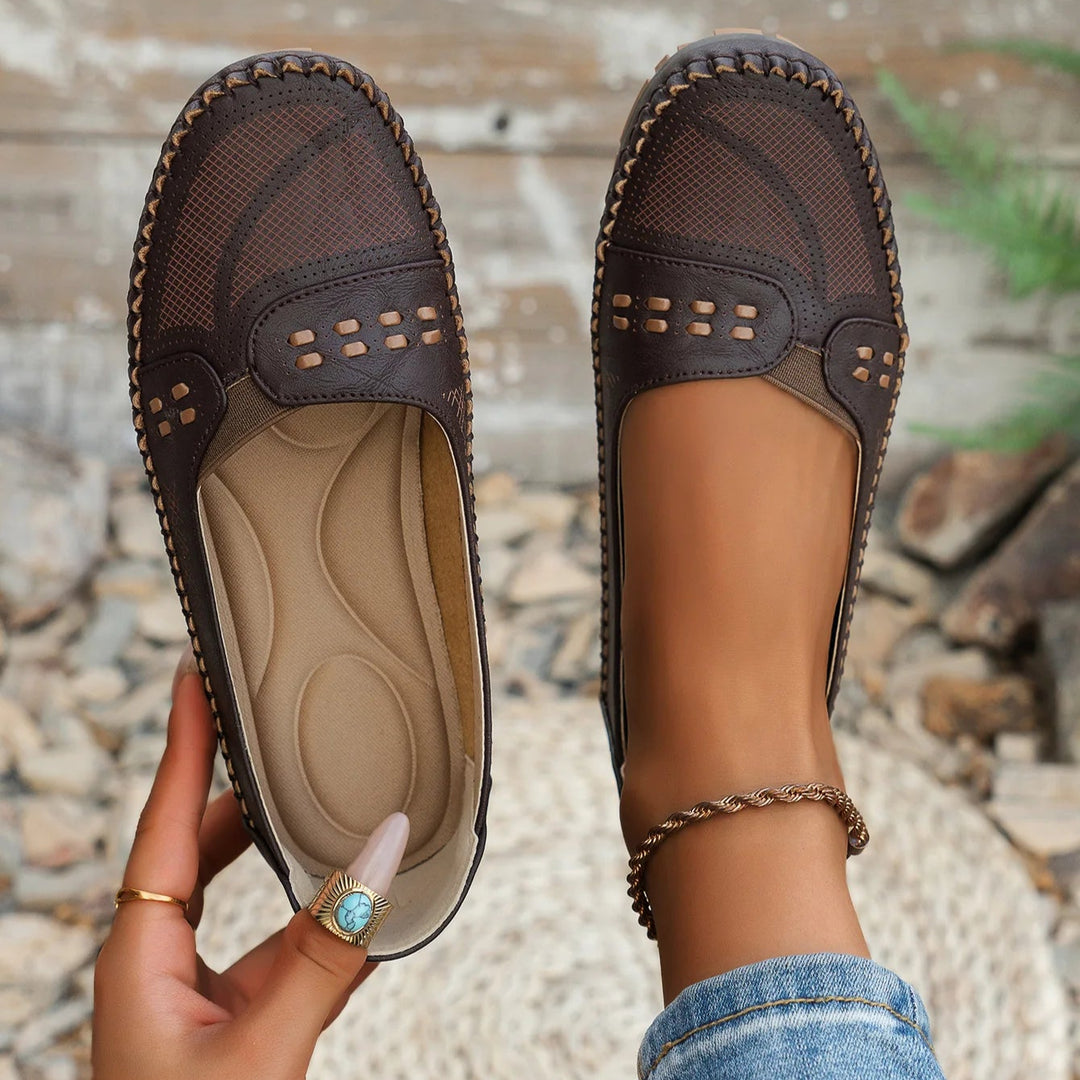 Flache Damen-Loafer
