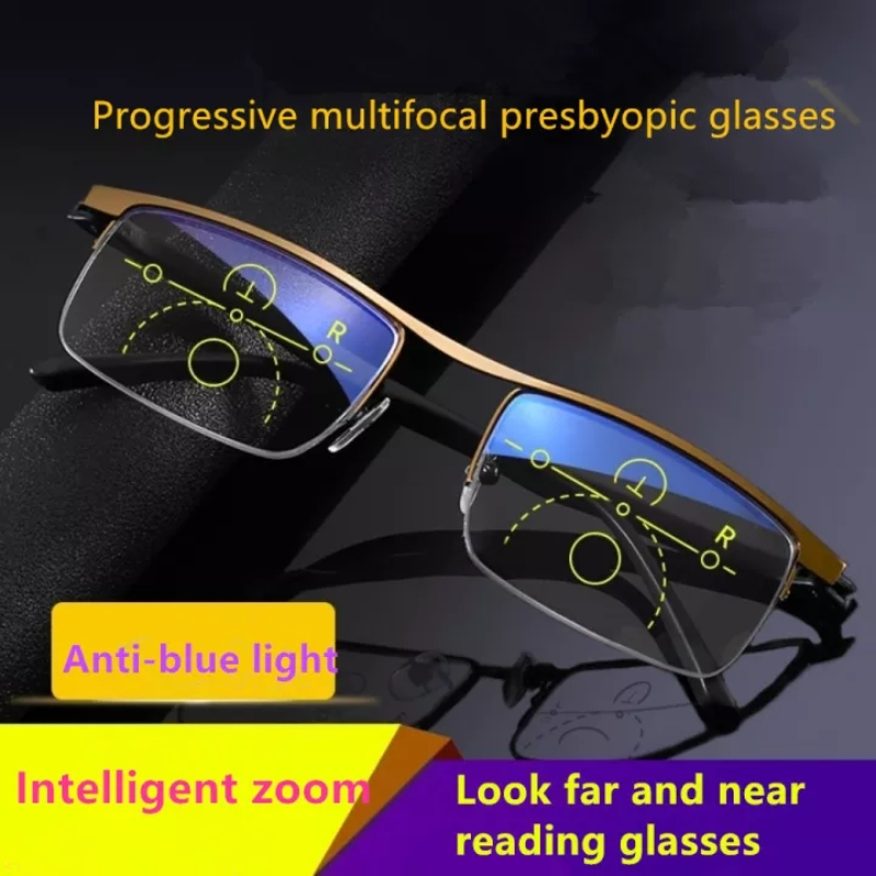 Multifocal Glasses Progressive Anti Blue UV Automatic Adjustment ...